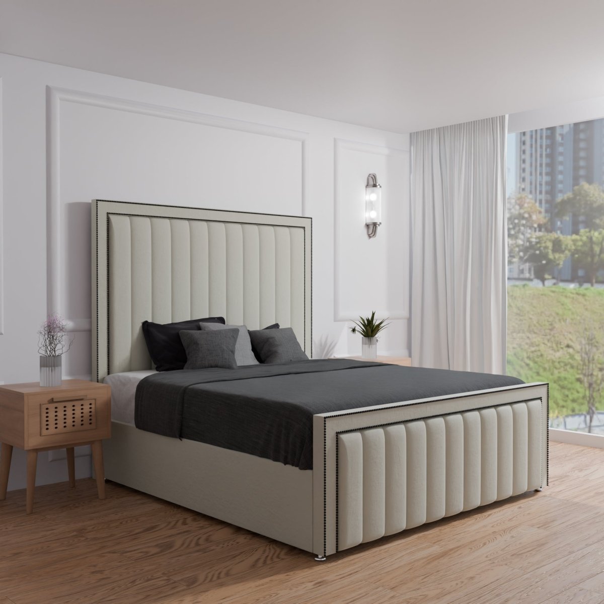 Luxe Dream Upholstered Bed Frame - British Craftsmanship – Divan ...