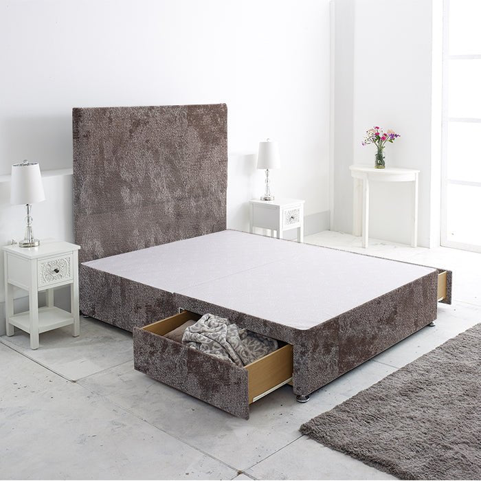 Princess Divan Base Only with Floor Standing 54 Inches Headboard ...